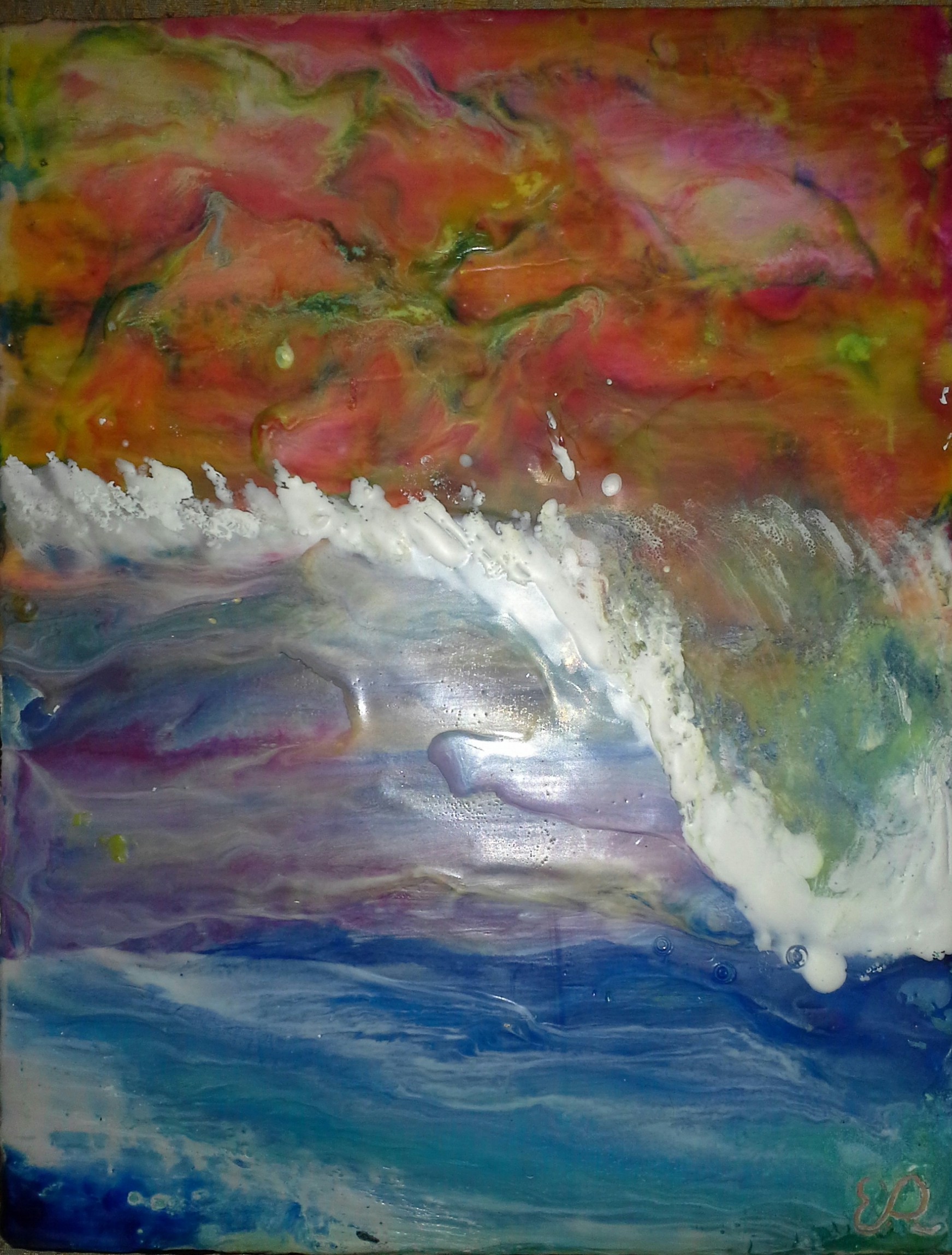 Encaustic | Making Waves: Ed Rinas