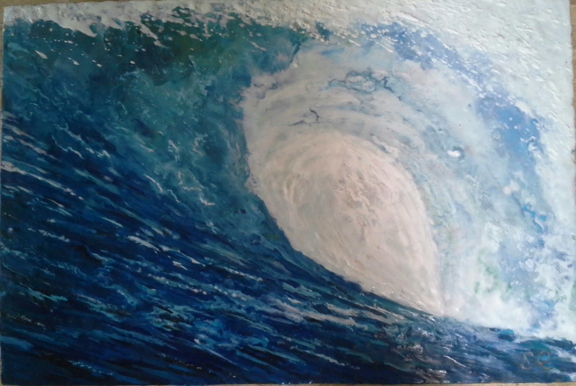 Encaustic | Making Waves: Ed Rinas