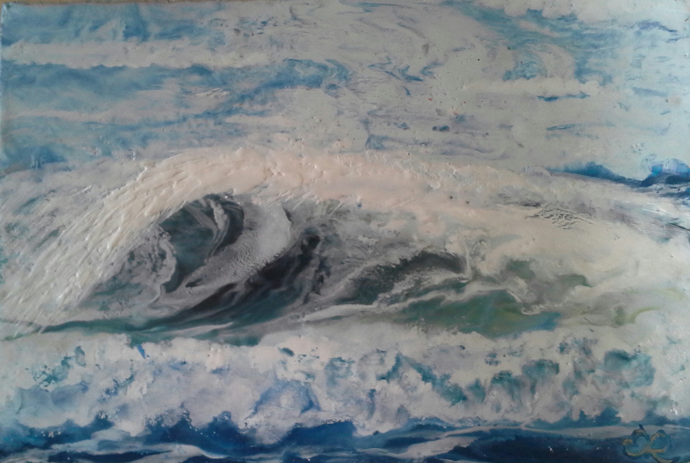 Encaustic | Making Waves: Ed Rinas