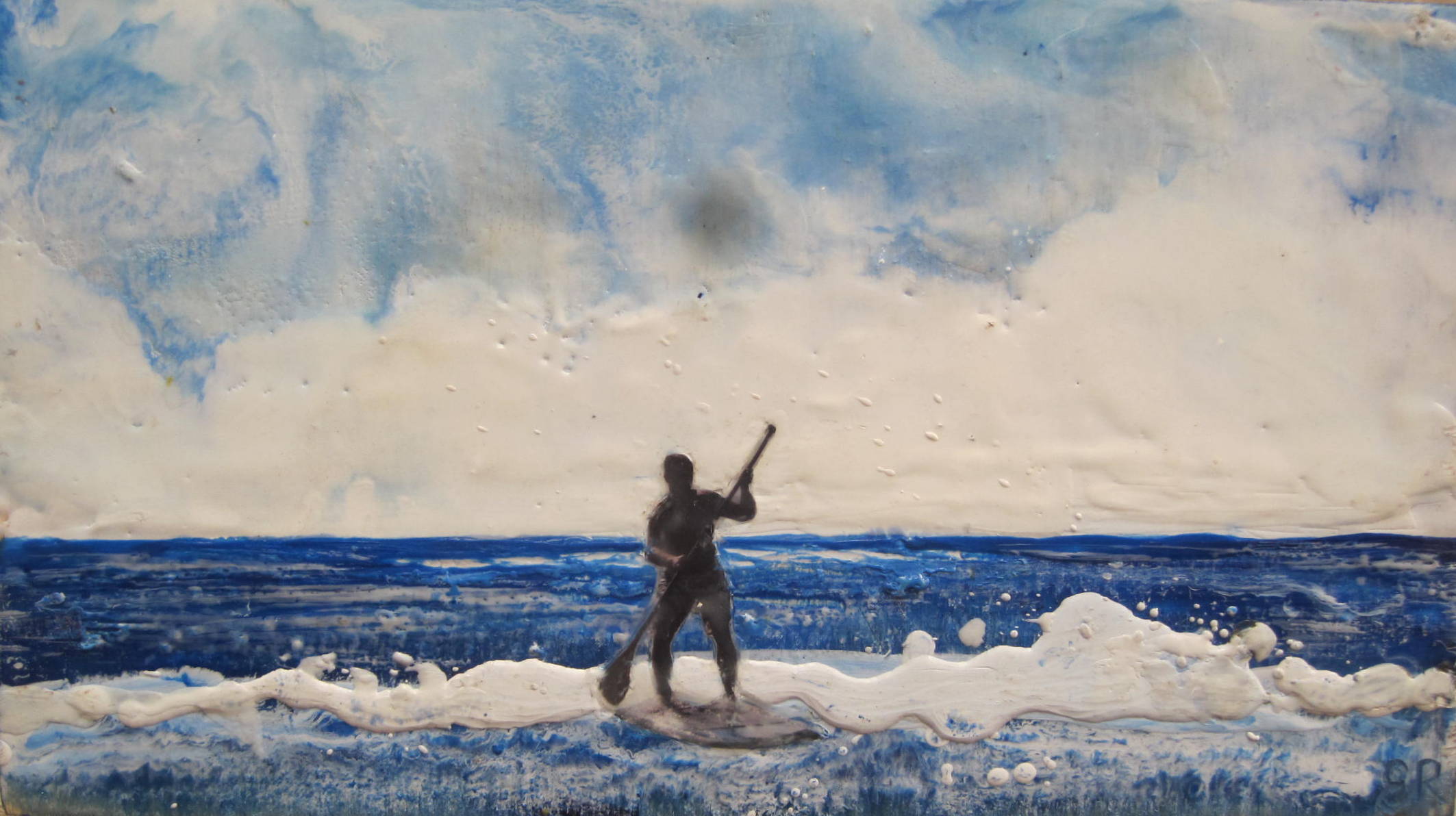 Encaustic | Making Waves: Ed Rinas