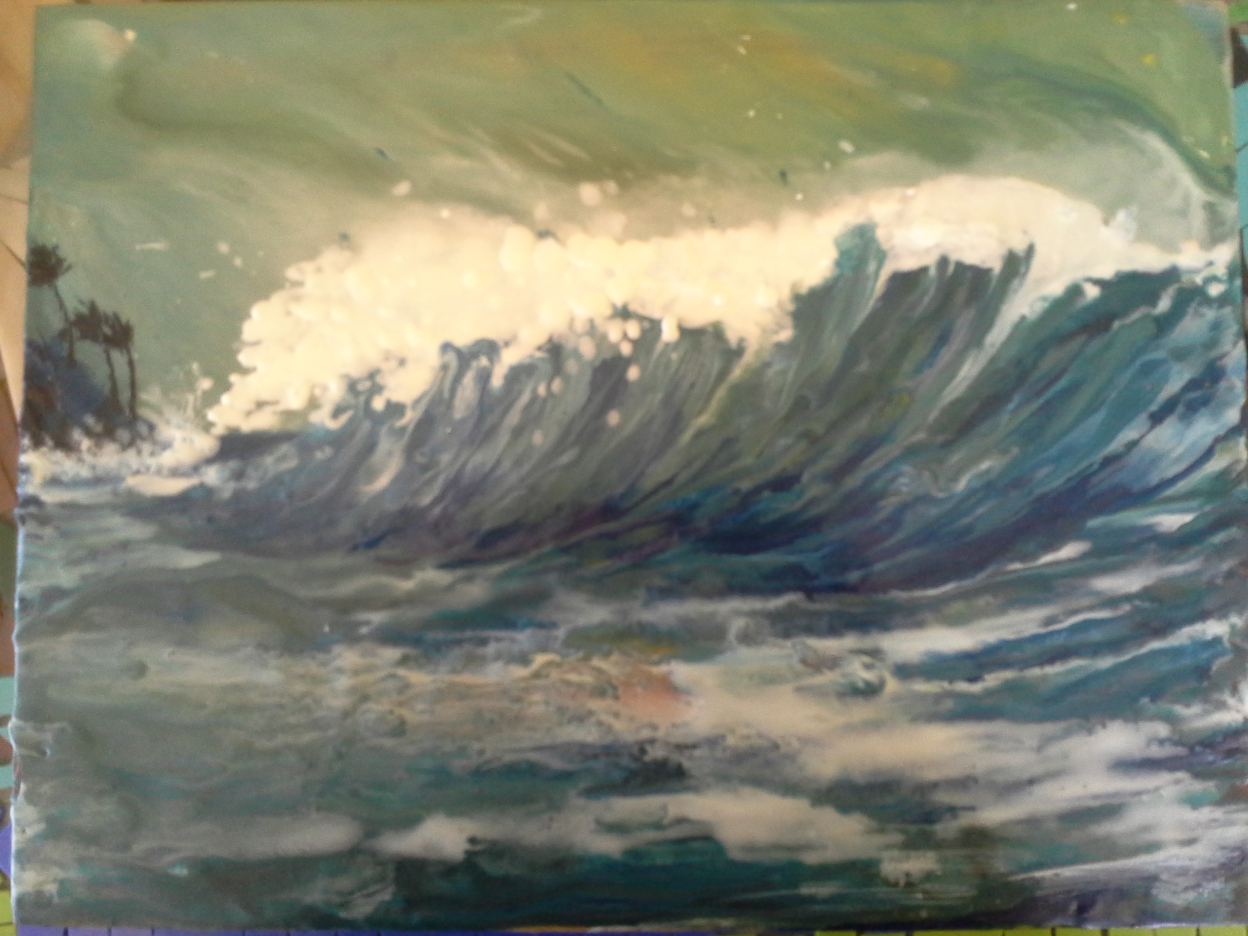 Encaustic | Making Waves: Ed Rinas