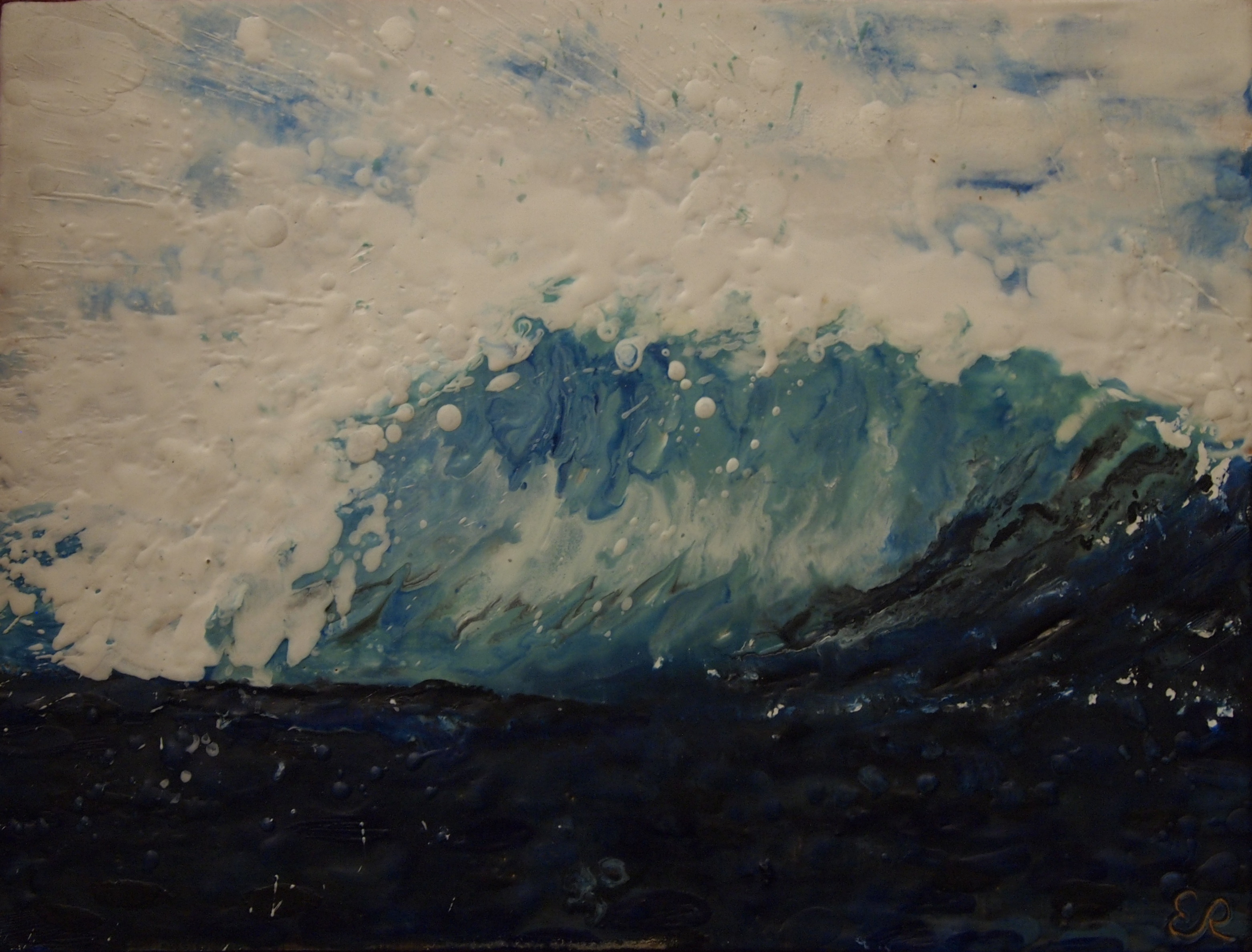 Encaustic | Making Waves: Ed Rinas