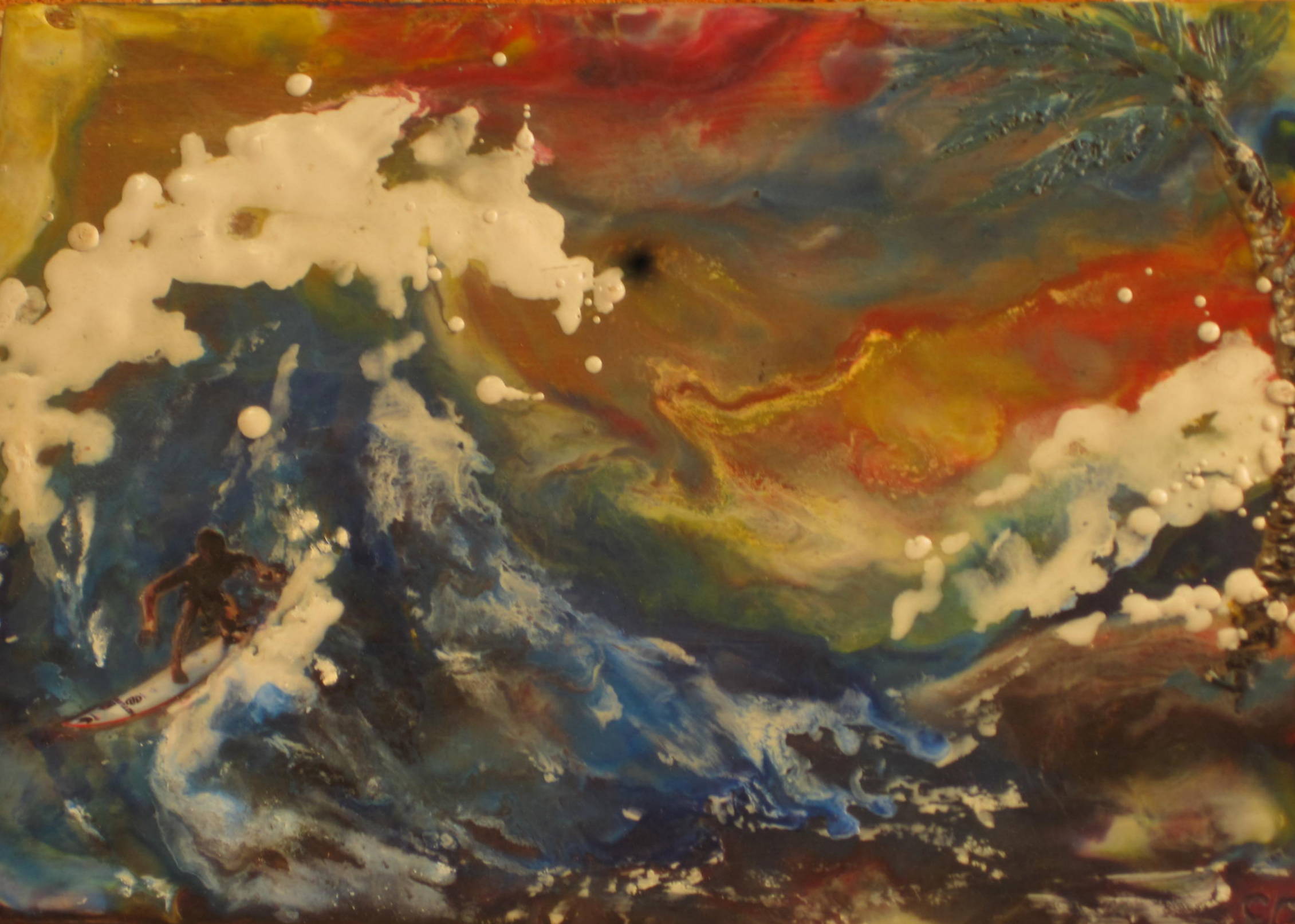 Encaustic | Making Waves: Ed Rinas