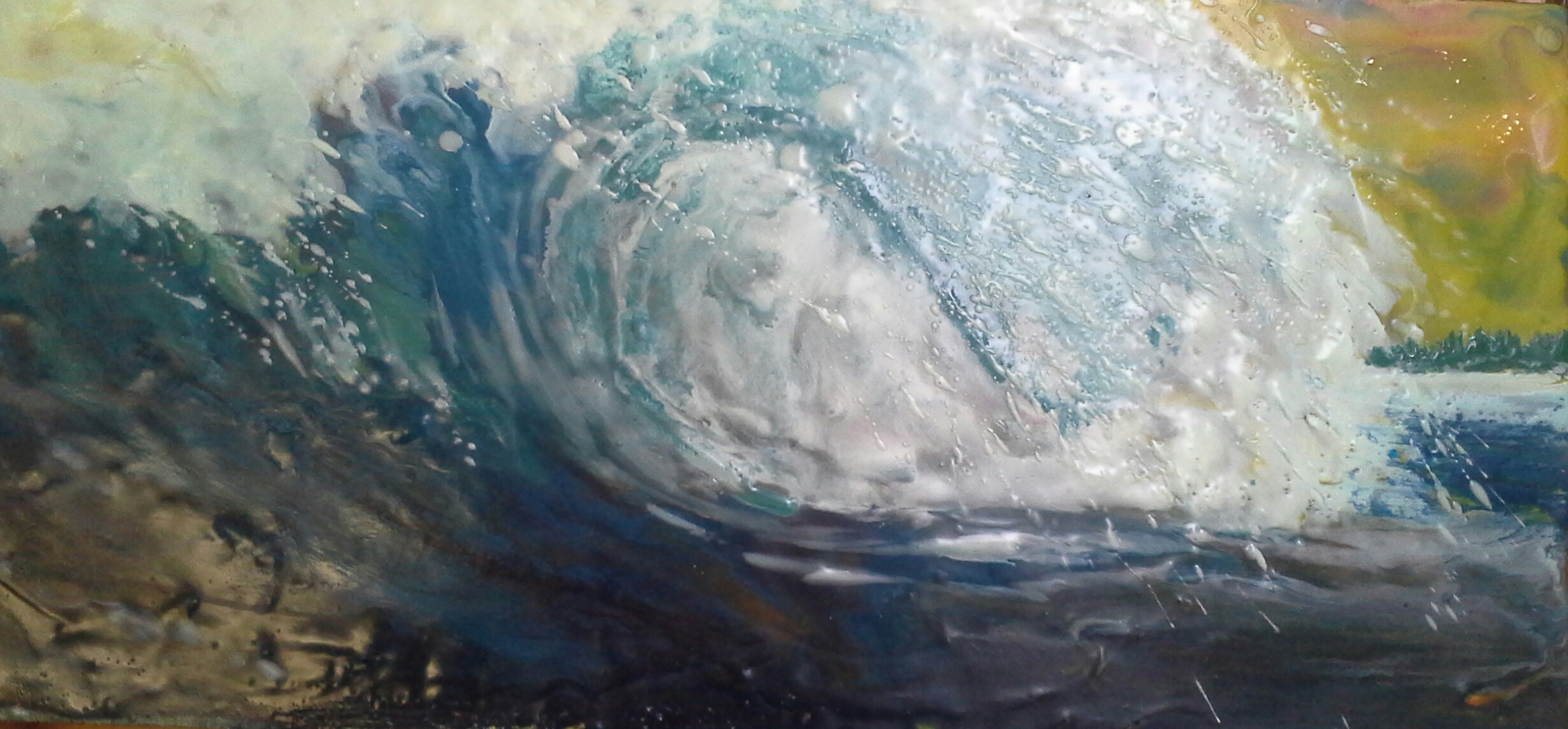 Encaustic | Making Waves: Ed Rinas