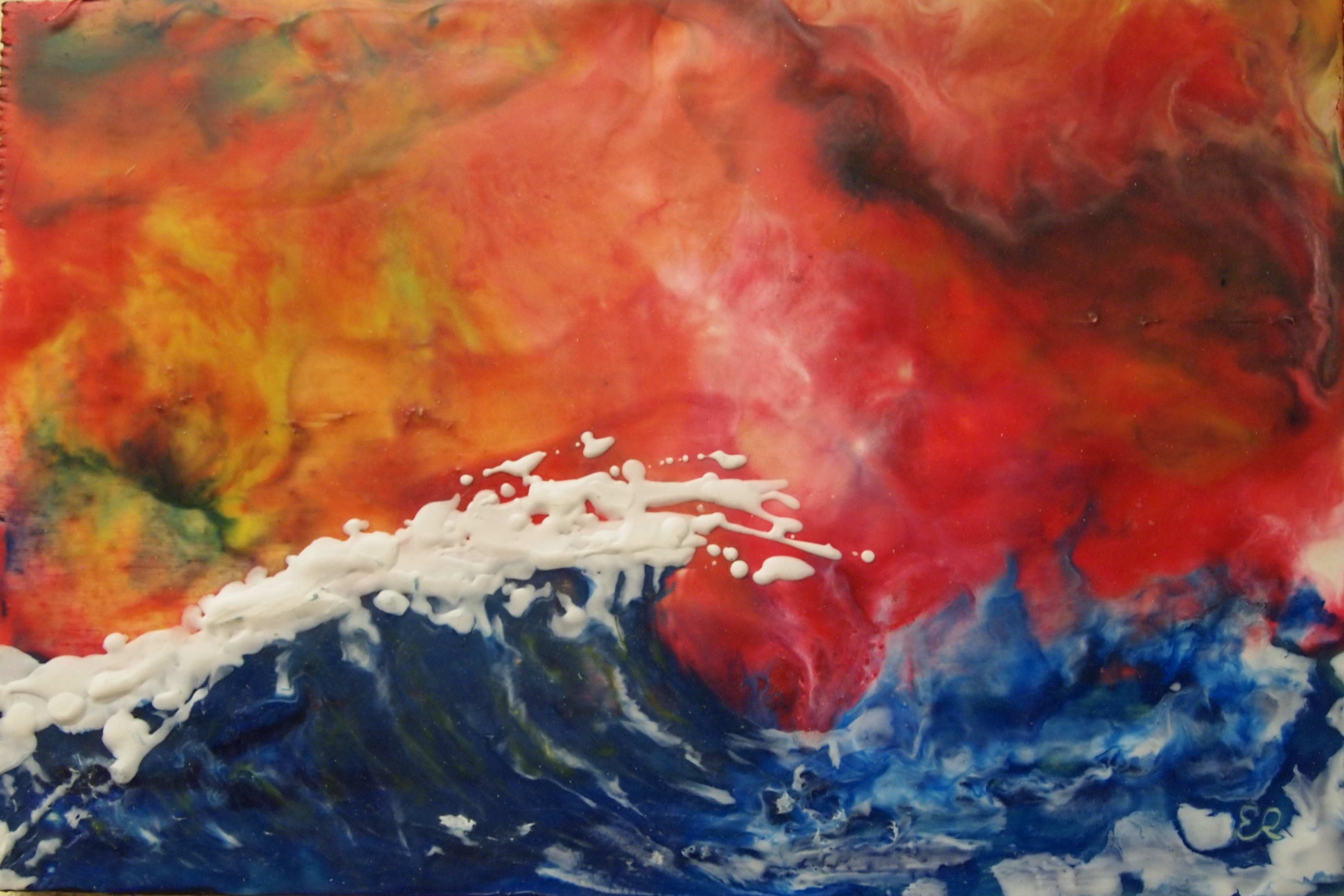 Encaustic | Making Waves: Ed Rinas