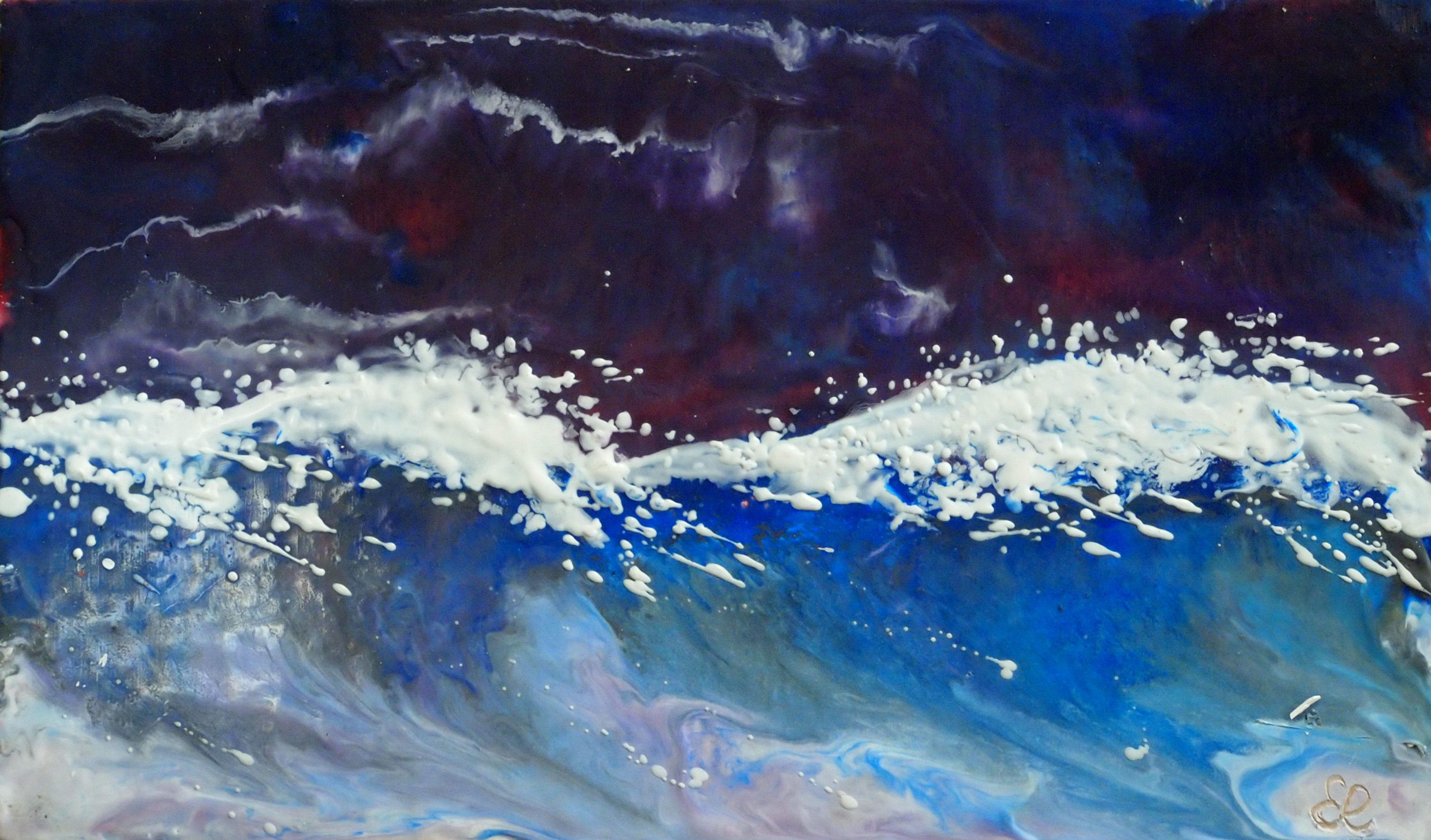 Encaustic | Making Waves: Ed Rinas